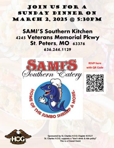 Sami's Southern Kitchen | St. Charles Missouri Chapter #2527 | St ...